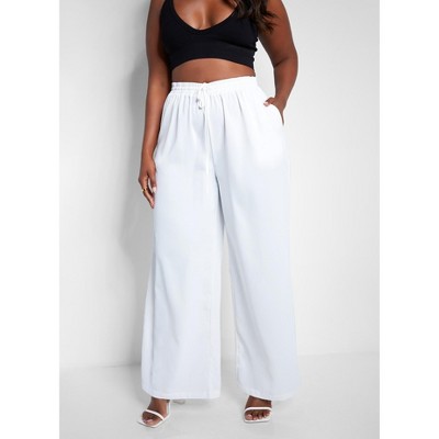 Rebdolls Women's Drawstring Pants - White - 4x : Target