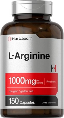 Horbaach L Arginine 1000mg | 150 Capsules : Target