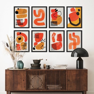 (set Of 6) Framed Prints Gallery Wall Art Set By Modern Tropical By ...