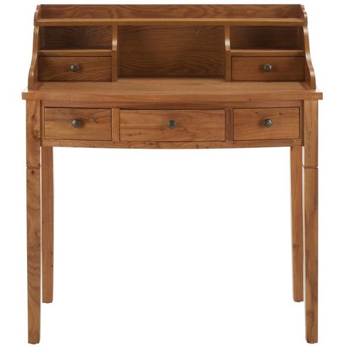Landon Writing Desk - Oak - Safavieh : Target