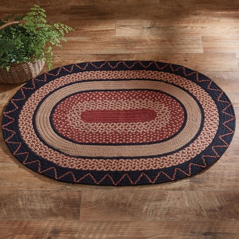 Park Designs Folk Art Braided Oval Rug 32" X 42" : Target