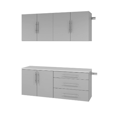 Pacific Stackable Cabinet With Sliding Doors Gray - Buylateral ...