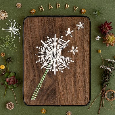 Wizardi String Art DIY Kit - Dandelion. Wizardi Craft Kit F07-M12-3 ...
