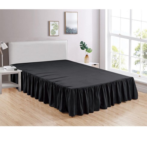 Legacy Decor Queen Bed Skirt Dust Ruffle 100% Brushed Microfiber With ...