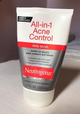 Neutrogena All-in-1 Acne Control Daily Face Scrub With Salicylic Acid ...