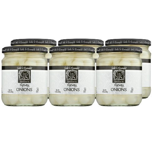 Sable & Rosenfeld Vermouth Tipsy Onions - Case Of 6/10.9 Oz : Target
