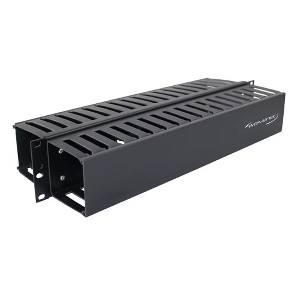 Wavenet – 2U Double-Sided Finger Duct Cable Manager Panel, Horizontal ...