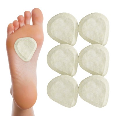 Metatarsal Felt Foot Pad Skived Cut - 6 Pairs (12 Pieces) 1/4" Thick ...