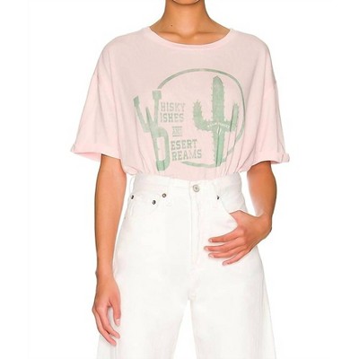 Women's Whiskey Wishes Crop Oversized Tee - The Laundry Room : Target