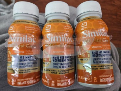 Similac 360 Total Care Sensitive Non-gmo Ready To Feed Infant Formula ...
