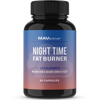 Night Time Fat Burner, Metabolism & Calorie Burn At Rest, Mav Nutrition ...