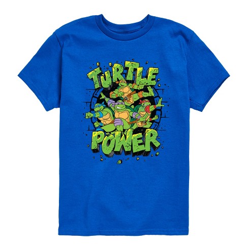 Teenage Mutant Ninja Turtles Turtle Power New Short Sleeve Graphic T-shirt - Royal Blue - 3t ...