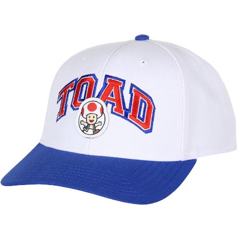 Nintendo Super Mario Toad Embroidery Design Adjustable Snapback ...