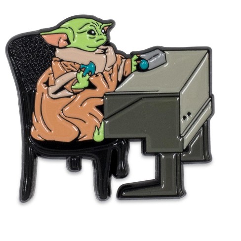 Salesone Llc Star Wars: The Mandalorian Grogu Desk With Cookie Enamel ...