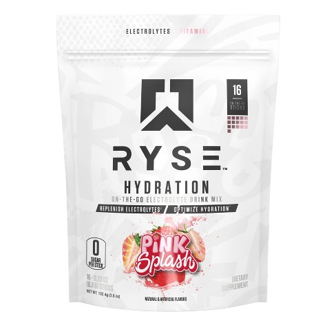 Ryse Core Hydration Electrolyte Supplement Powder - Pink Splash : Target