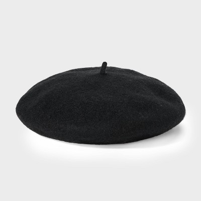 Beret Hat - A New Day™ Black : Target
