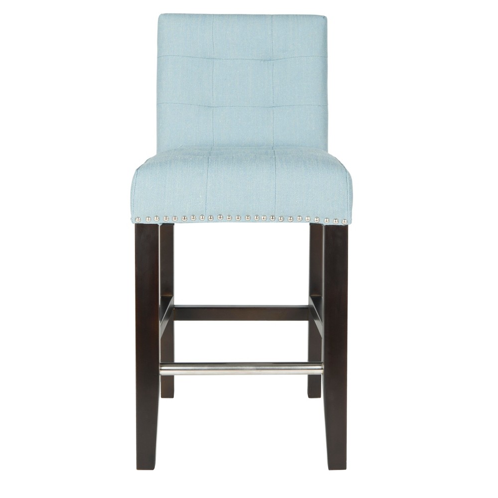 Counter Stool: Safavieh Counter Stool - Sky Blue