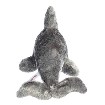 Aurora Flopsie 12" Drake Dolphin Grey Stuffed Animal : Target