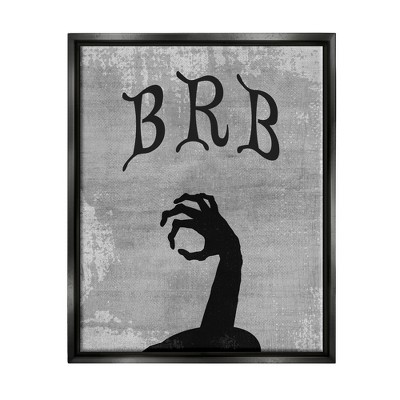 Stupell Industries Brb Zombie Graveyard, 17'' X 21'', Black : Target