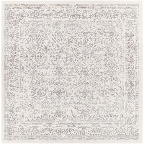 Mark & Day Beauvais 7'10" Square Woven Indoor Area Rugs Gray/ivory : Target