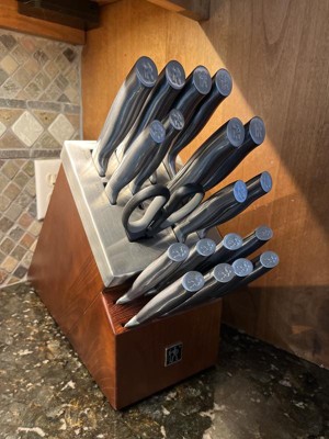 Henckels Graphite 20-pc Self-sharpening Knife Set With Block, Chef ...