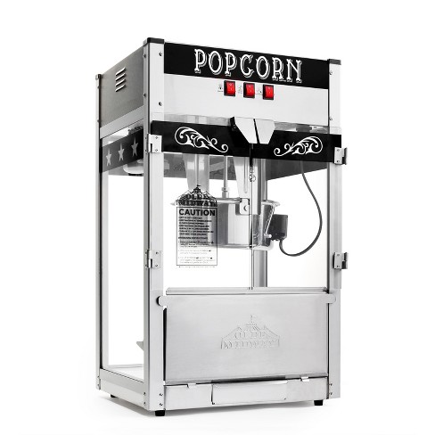 Olde Midway Commercial Popcorn Machine, Bar Style Popper With 12 Ounce ...