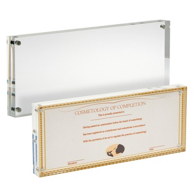 Stockroom Plus Acrylic Business License Frame For Office, Table Top ...