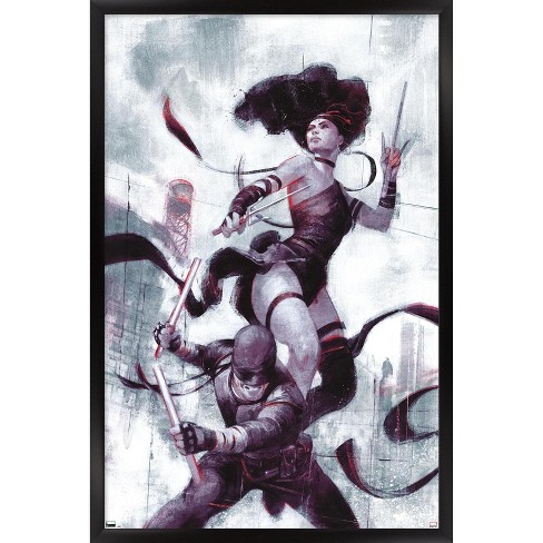 Trends International Marvel Elektra - Daredevil #15 Framed Wall Poster ...