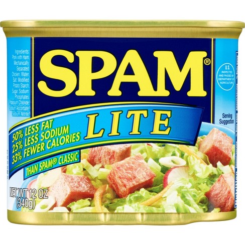 Spam Lite Lunch Meat 12 Oz : Target Spam Lite Lunch Meat 12 Oz : Target