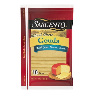 Sargento Gouda Cheese - 7oz/10 Slices : Target