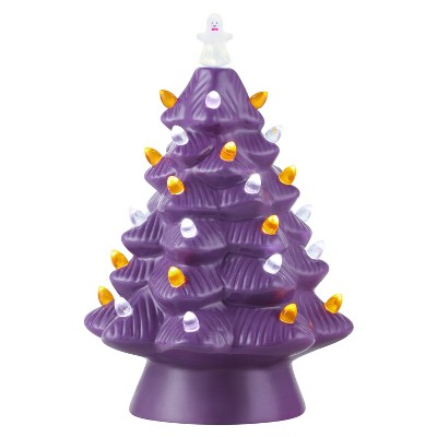 Mr. Halloween Nostalgic Ceramic Led Halloween Tree - Green - 12" : Target