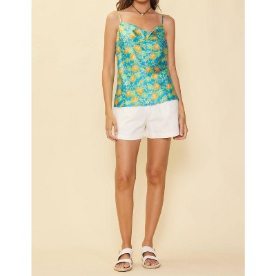 Women's Vivid Mango Tank - Skies Are Blue 1x : Target