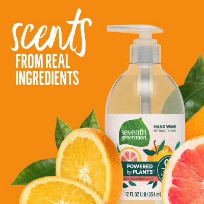 Seventh Generation Mandarin Orange & Grapefruit Liquid Hand Soap - 12 ...