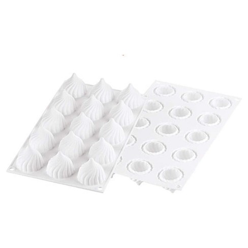 Silikomart "russian Tale 30" Flexible Baking & Freezing Mold, 1 Oz., 15 ...