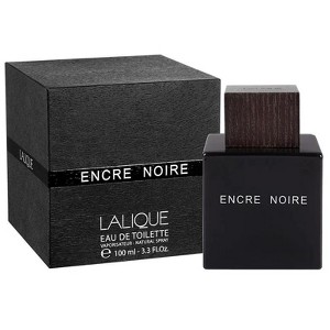 Lalique Encre Noire Eau de Toilette for Men, Woody Vetiver Fragrance, 3 ...