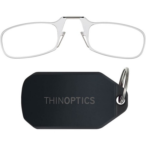 Thinoptics Armless Reading Glasses With Keychain Case - +1.00 - Clear ...