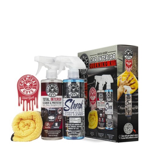 Chemical Guys 4pc Interior Essentials: Liquid Automotive Cleaning Kit ...
