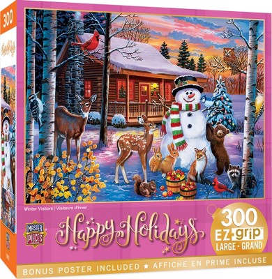 Masterpieces 300 Piece Ez Grip Puzzle - Mountain Meadow Farm - 18"x24 ...