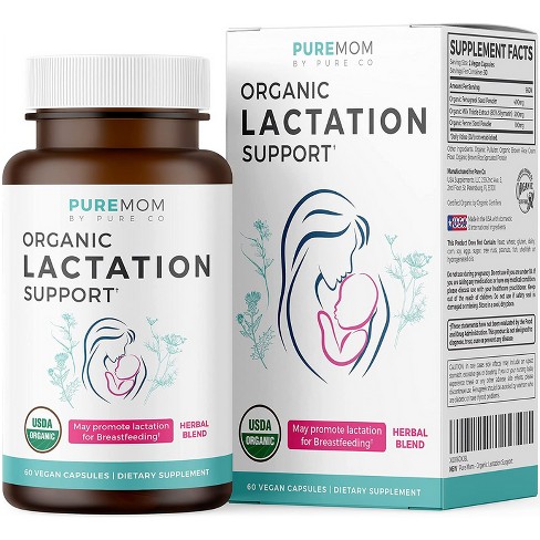 Pure Co Organic Breastfeeding Supplement Capsules, Pure Mom, 60ct : Target