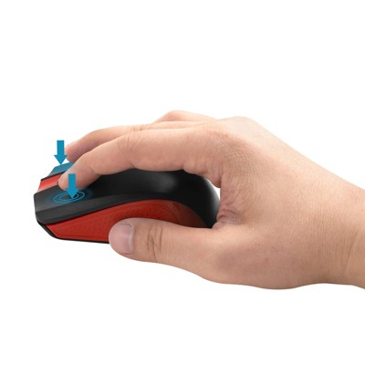 Insten Ergonomic Usb 2.4g Wireless Mouse With 4 Buttons Compatible With ...