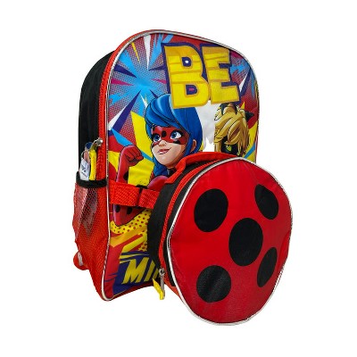 Miraculous Ladybug 16" Backpack With Round Lunch Bag : Target