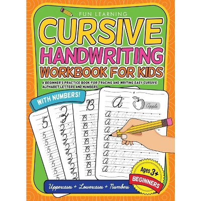 Print And Cursive Handwriting Workbook - By Sally Sanders (paperback ...