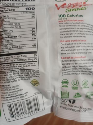 Sensible Portions Veggie Straws Variety Pack - 12ct : Target