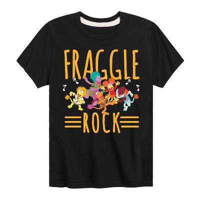 Boys' - Fraggle Rock - Dancing Characters Short Sleeve Graphic T-Shirt ...