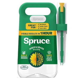 Spruce Weed And Grass Killer Powered Starter Kit 64oz : Target