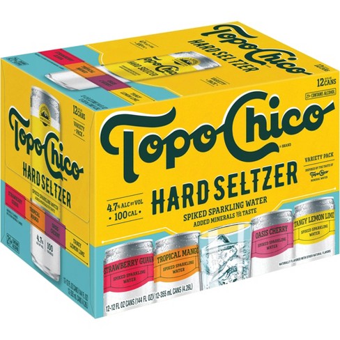 Topo Chico Hard Seltzer Variety Pack - 12pk/12 Fl Oz Slim Cans : Target