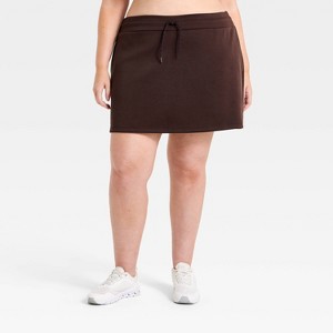 Women's Airy Sleek Skort - All In Motion™ Dark Brown 3X : Target
