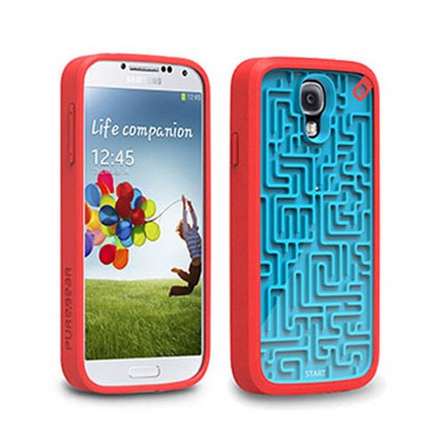 Puregear Gamer Case-a-maze-ing For Samsung Galaxy S4 (blue/red) : Target