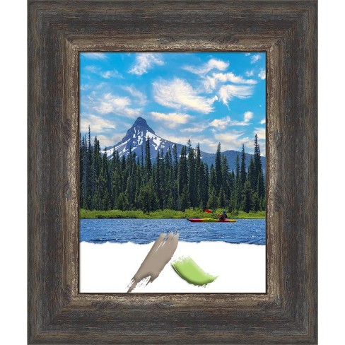 Amanti Art Bark Rustic Char Picture Frame : Target