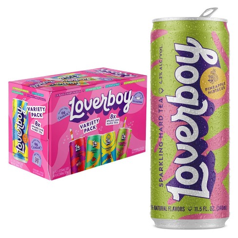 Loverboy Sparkling Hard Tea Variety - 8pk/11.5 Fl Oz Cans : Target